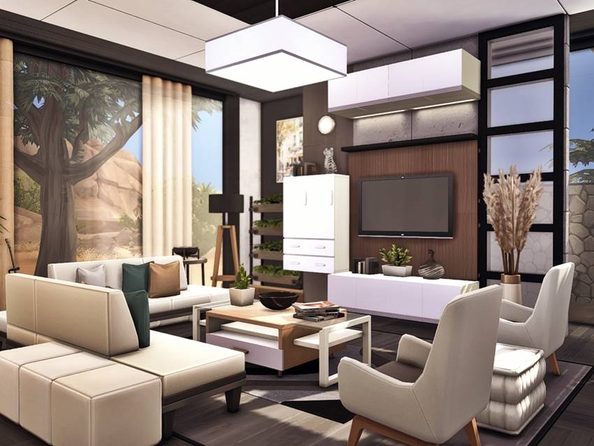 Modern Design 3 - Living Room - The Sims 4 Rooms / Lots - CurseForge