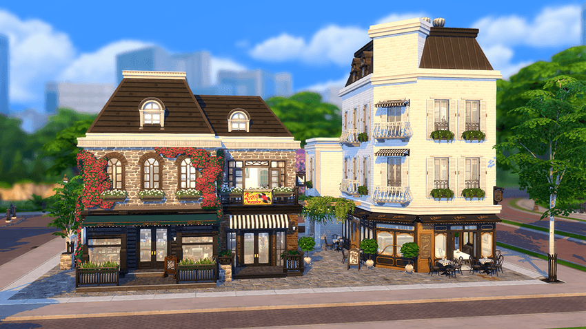Magnolia Promenade Office and Retail - The Sims 4 Rooms / Lots - CurseForge