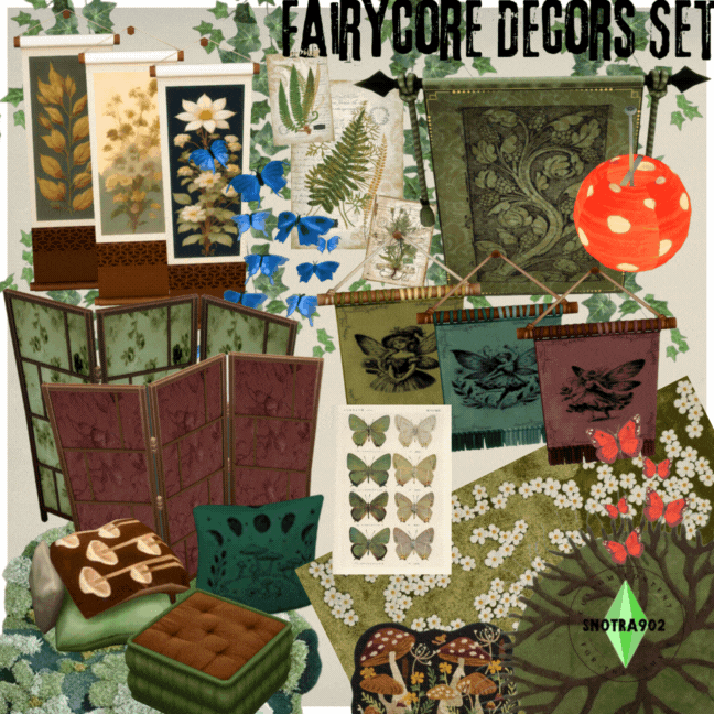 Fairycore Decors Set - The Sims 4 Build / Buy - CurseForge