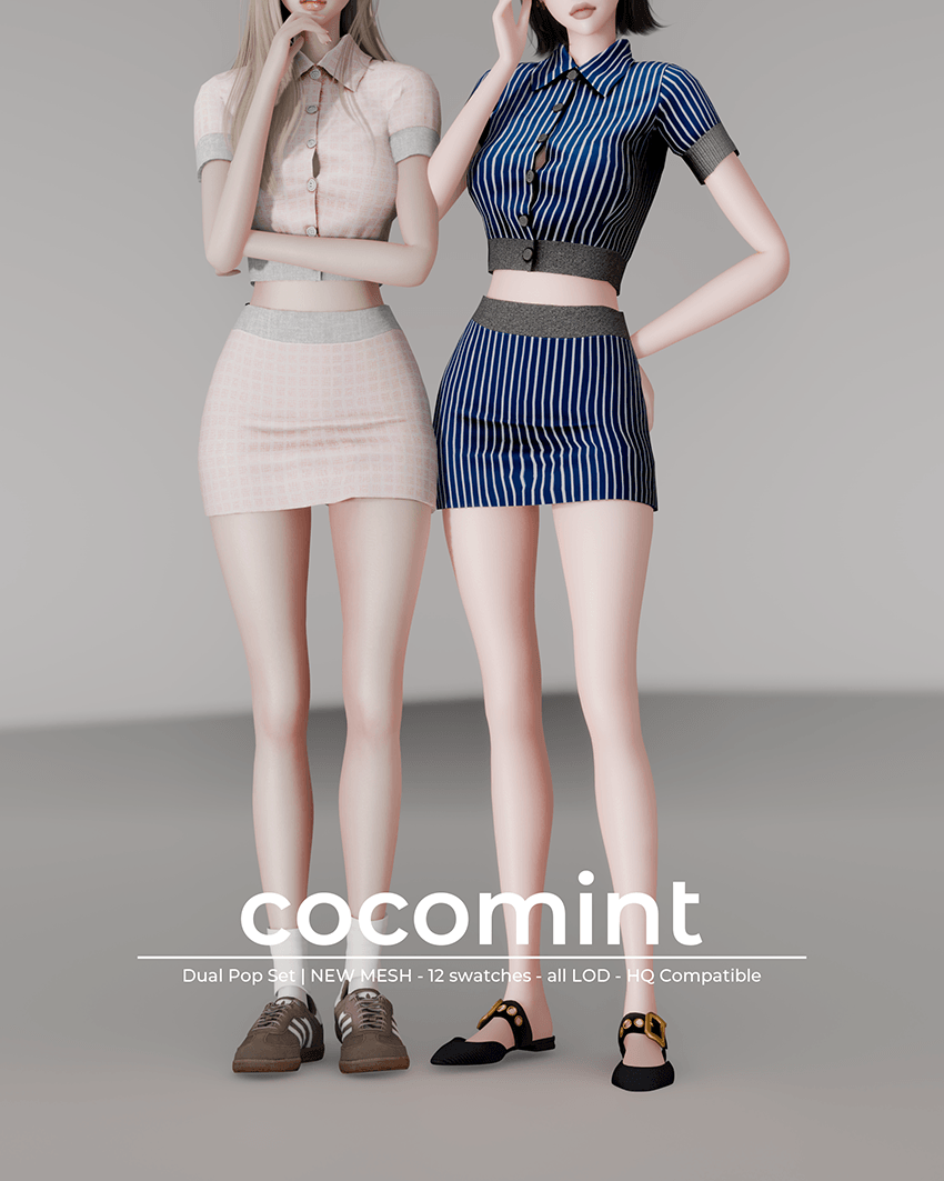[cocomint] Dual Pop Set - The Sims 4 Create a Sim - CurseForge