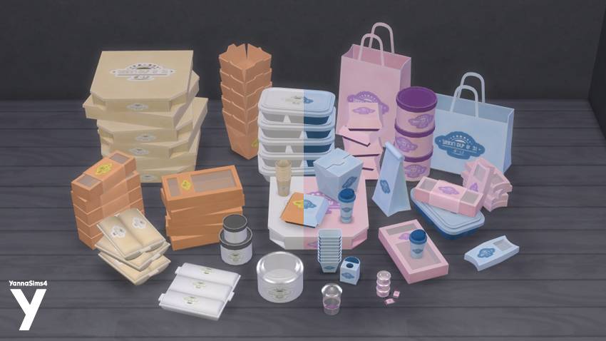 Takeout Restaurant Containers - sushi, cafe, Chinese, taco, pizza and ...