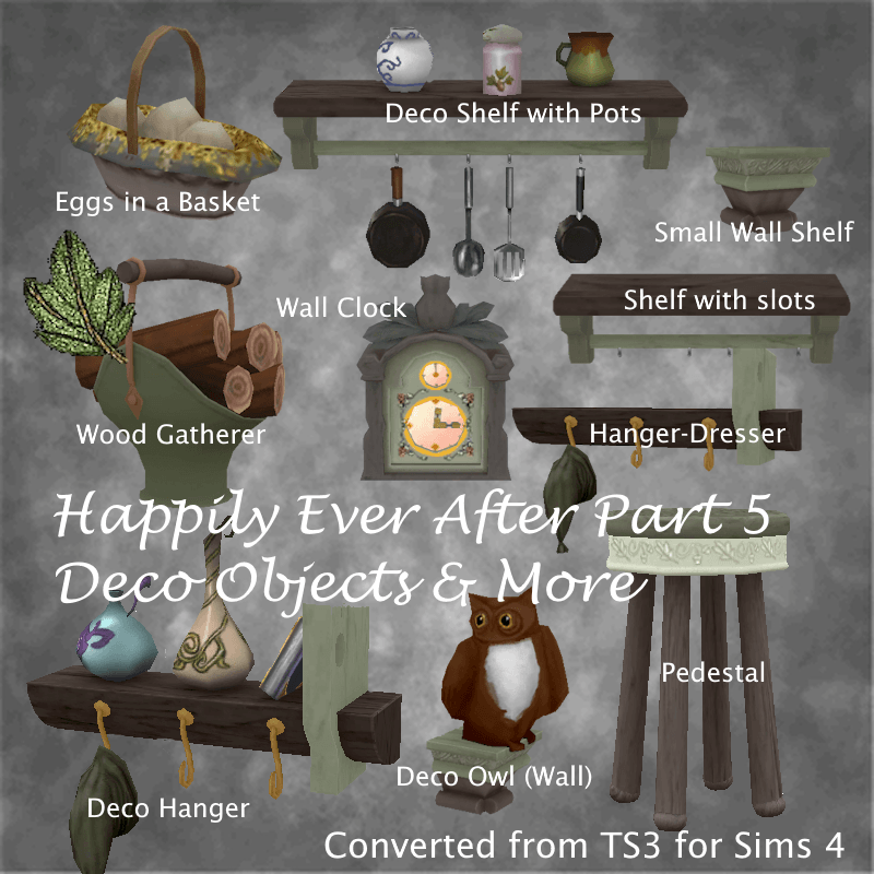 Happily Ever After Part 5 - Deco&More - The Sims 4 Build / Buy - CurseForge