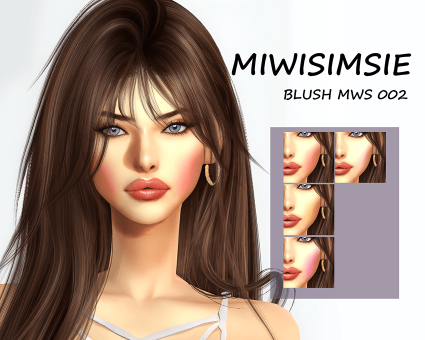 Blush MWS 002 - The Sims 4 Create a Sim - CurseForge