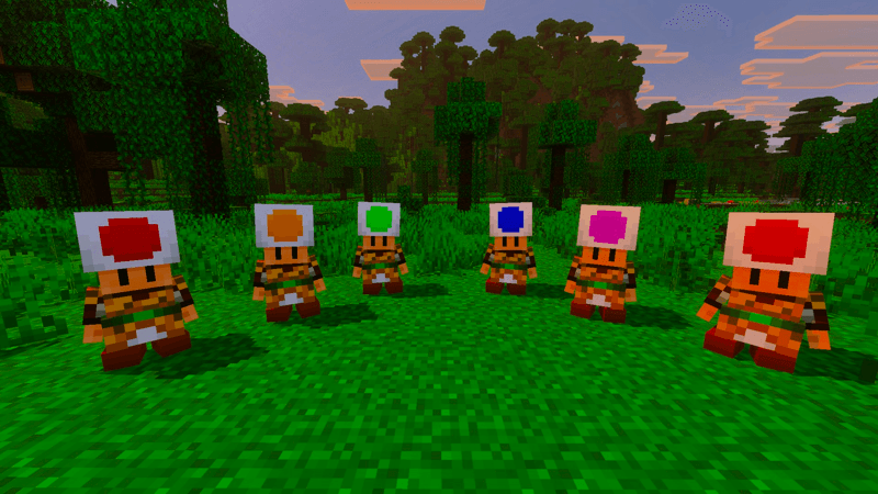 Toad Villagers - Minecraft Bedrock Texture Packs - CurseForge