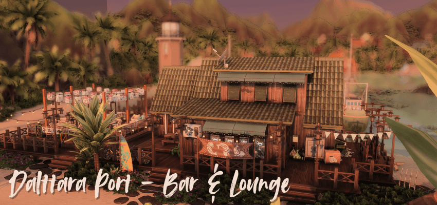 Dockside Dalttara Port – Bar & Lounge in Sulani - The Sims 4 Rooms ...