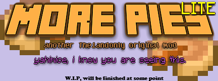 MORE PIES - Minecraft Mods - CurseForge