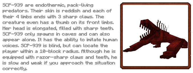 SCP-939, With Many Voices - Minecraft Mods - CurseForge