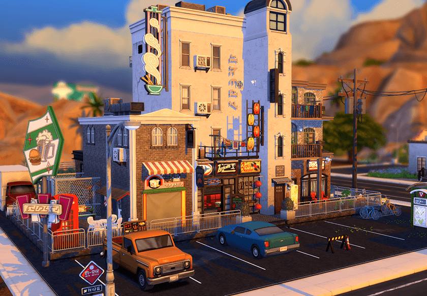 Oasis Rundown Apartments - The Sims 4 Rooms / Lots - CurseForge