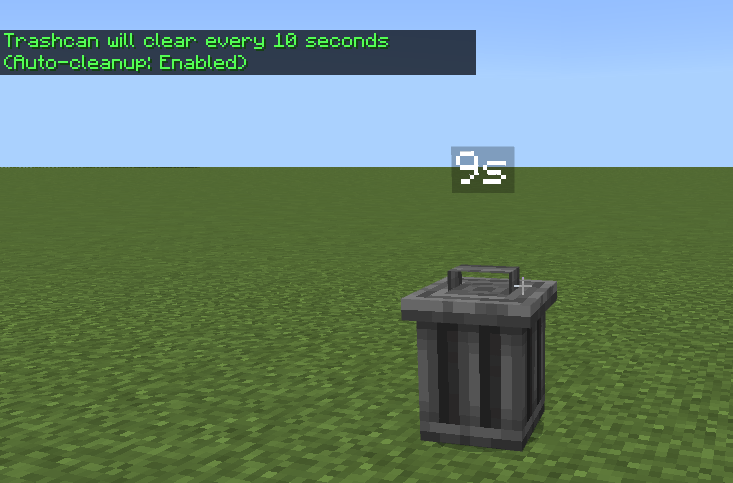 Automatic Trashcan - Minecraft Bedrock Addons - CurseForge