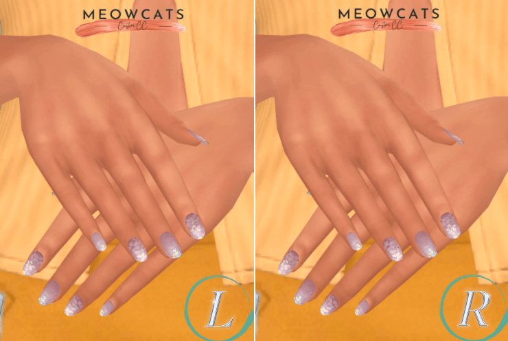 Wagashi-Sakura Dango Nails - The Sims 4 Create a Sim - CurseForge
