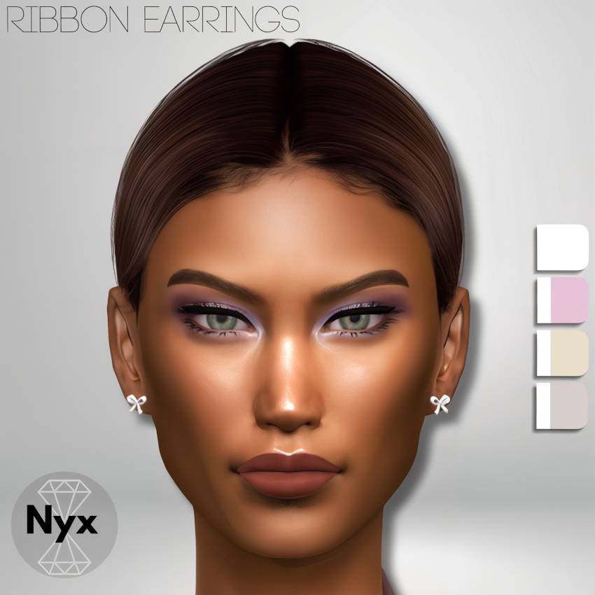 Ribbon earrings - The Sims 4 Create a Sim - CurseForge