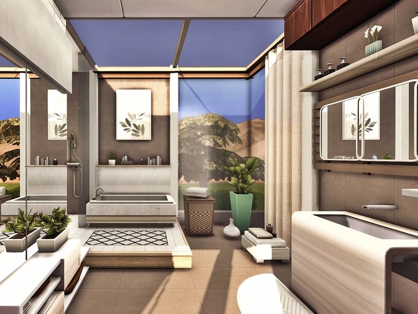 Modern Natural 3 - Bathroom - The Sims 4 Rooms / Lots - CurseForge