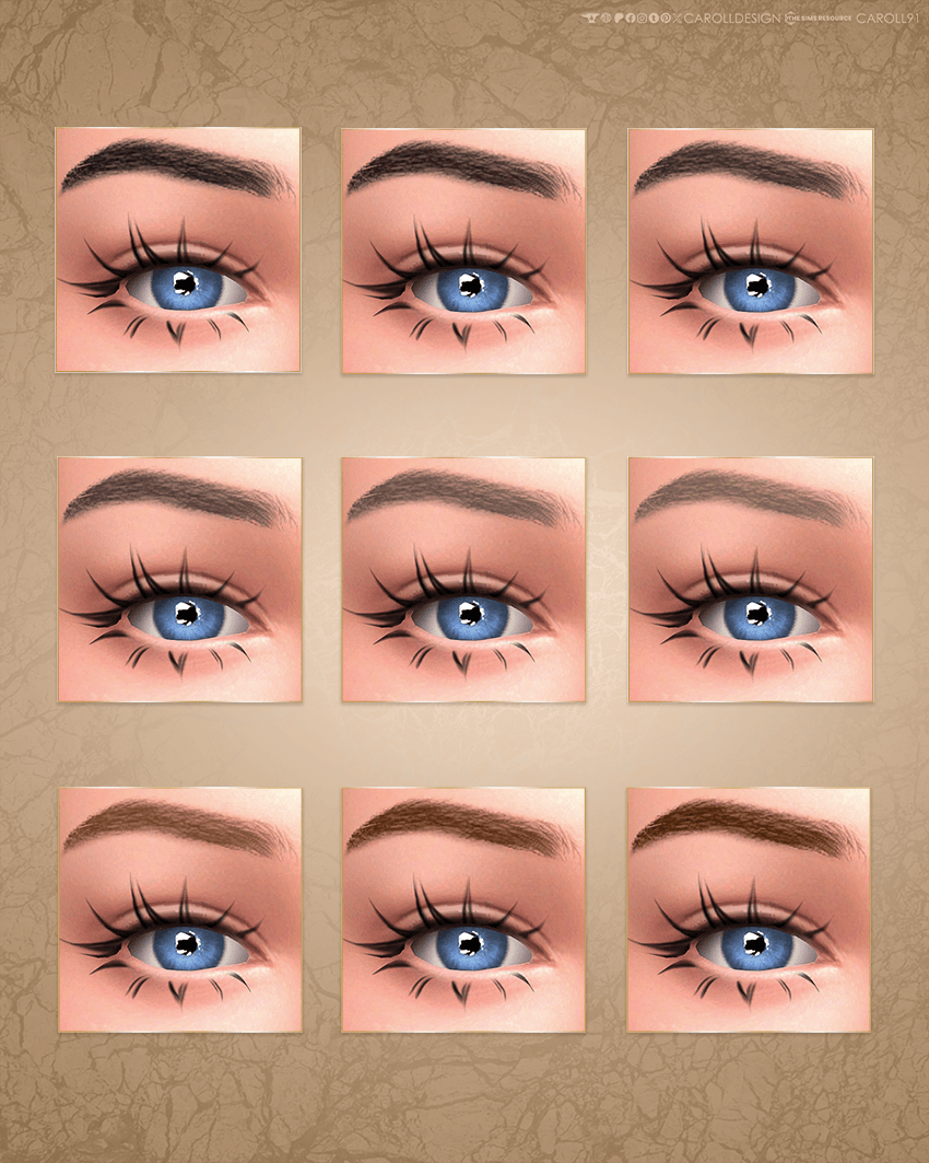 Brows 70 HQ - The Sims 4 Create a Sim - CurseForge