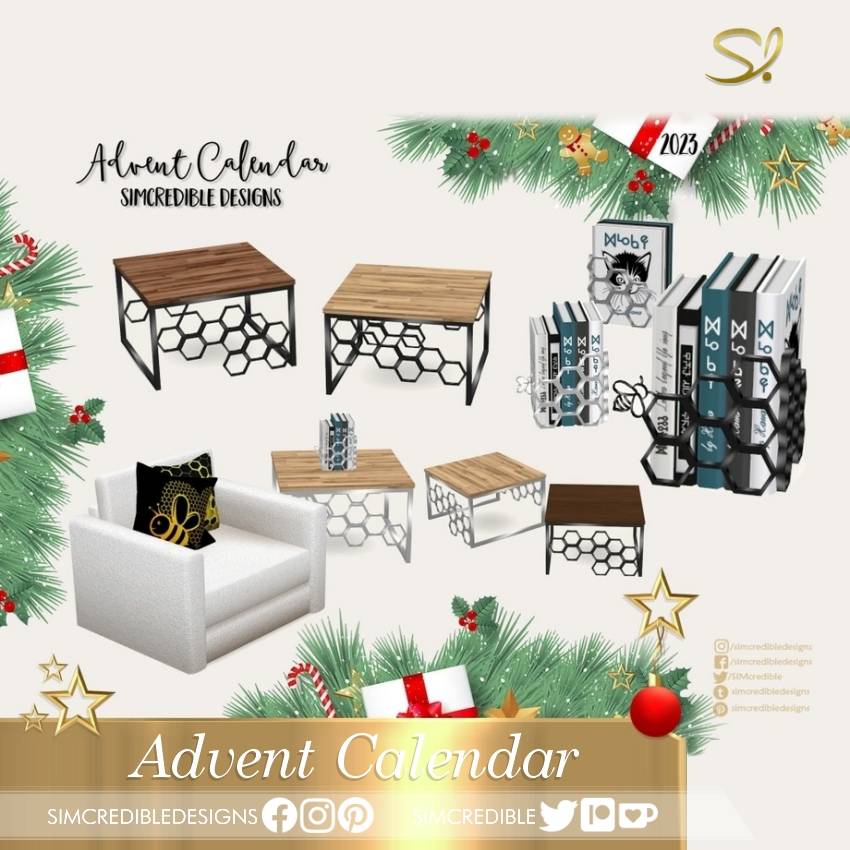 '23 Advent Calendar - Day 1 🎅🎁 - Bee Happy - The Sims 4 Build / Buy ...
