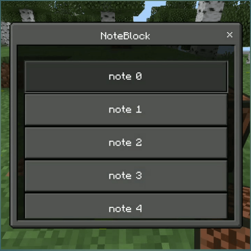 NoteBlock Setter - Minecraft Bedrock Addons - CurseForge