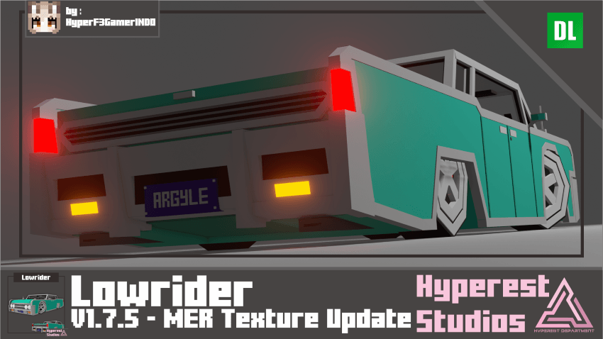 Lowrider | v1.7.5 MER Texture Update - Minecraft Bedrock Addons ...