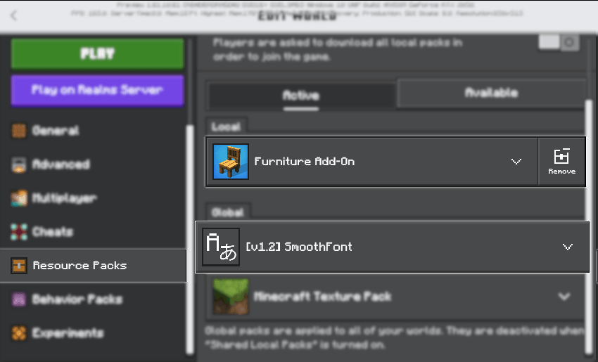 SmoothFont - Minecraft Bedrock Texture Packs - CurseForge