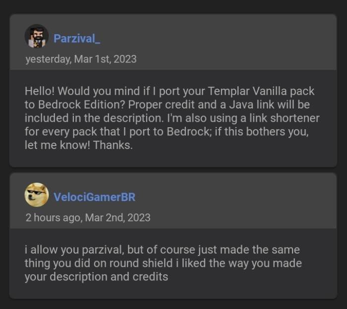 Templar Pack - Minecraft Bedrock Texture Packs - CurseForge