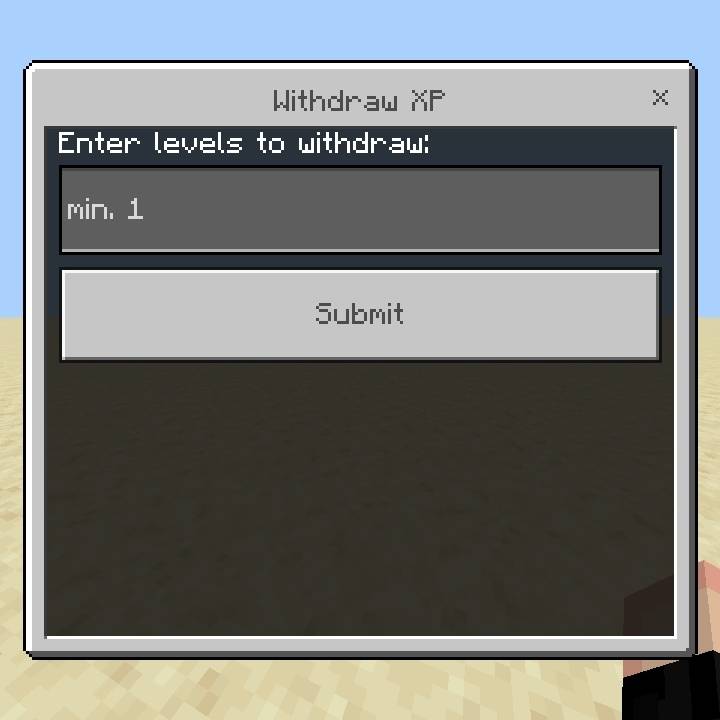 XP Bank - Minecraft Bedrock Scripts - CurseForge