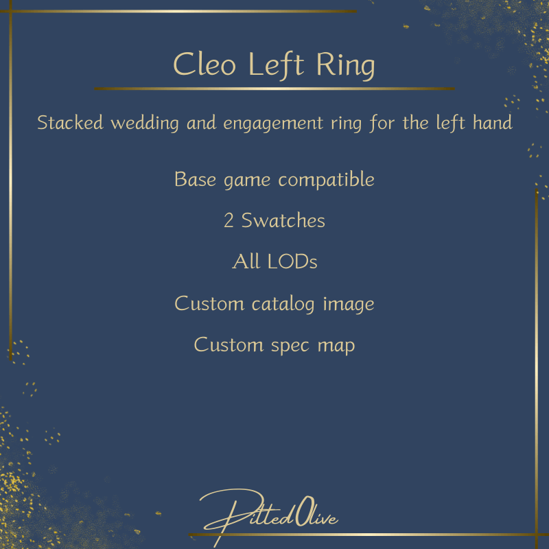 Cleo Ring Left - The Sims 4 Create a Sim - CurseForge