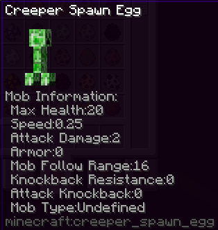 Spawn Egg Information - Minecraft Mods - CurseForge