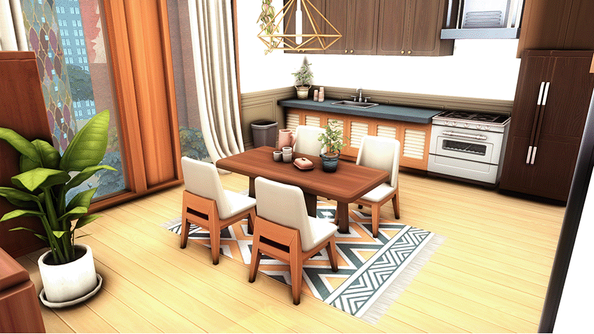 Lily Apartment Dining and Kitchen - The Sims 4 Rooms / Lots - CurseForge
