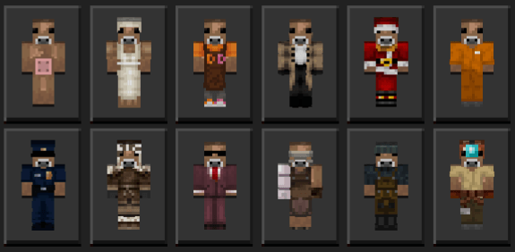 Many Brown Mooshrooms - Minecraft Bedrock Skins - CurseForge