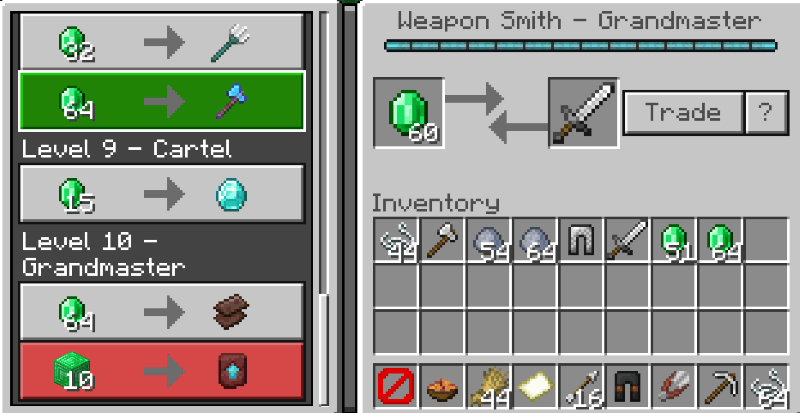 Ascended Villagers (Villager Rebalancing and More Trade levels ...