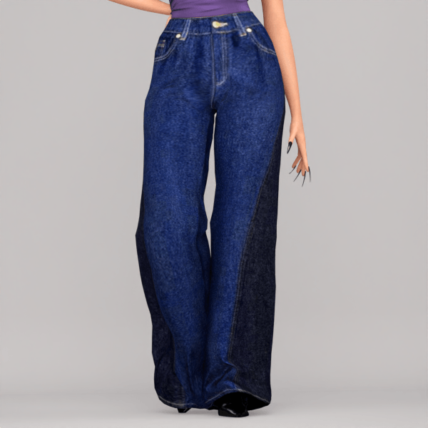 Jeans Two Color Jeans Collection - The Sims 4 Create a Sim - CurseForge