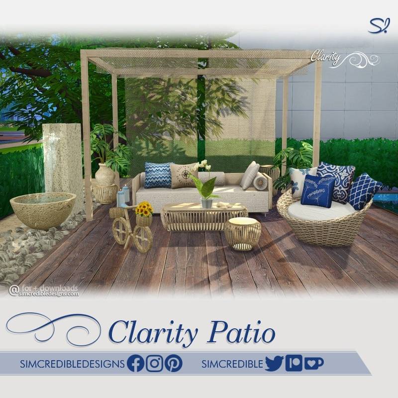 Clarity Patio 🌞 - The Sims 4 Build / Buy - CurseForge