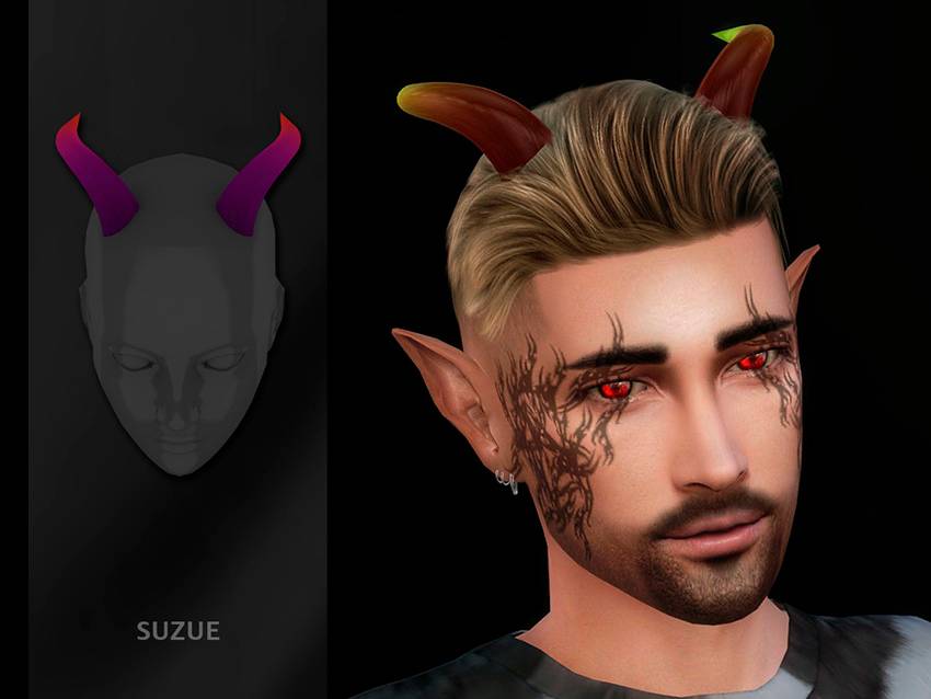 Horns N2 - The Sims 4 Create a Sim - CurseForge