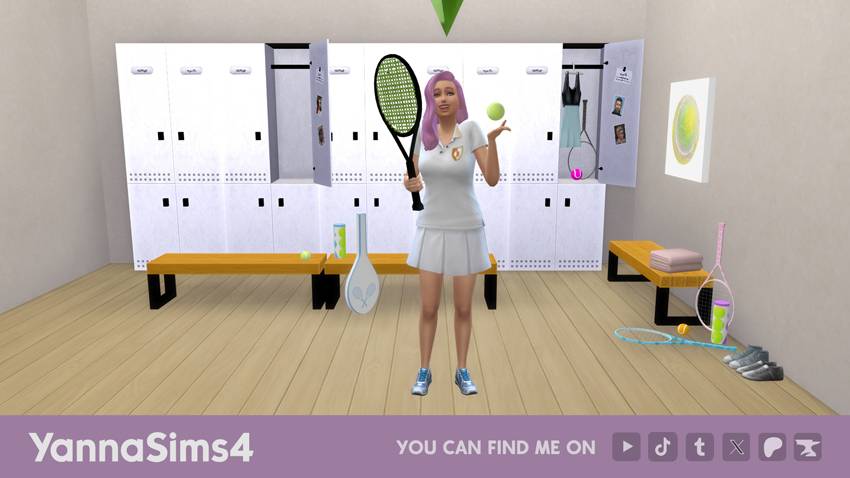 Tennis Locker Room Set - The Sims 4 Build / Buy - CurseForge