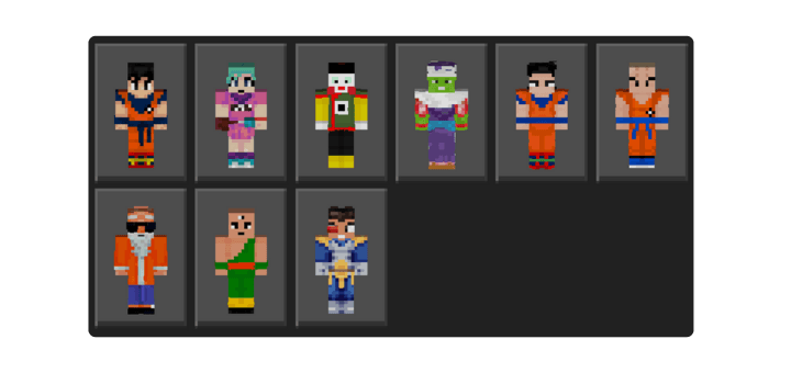Dragon Ball - Minecraft Bedrock Skins - CurseForge