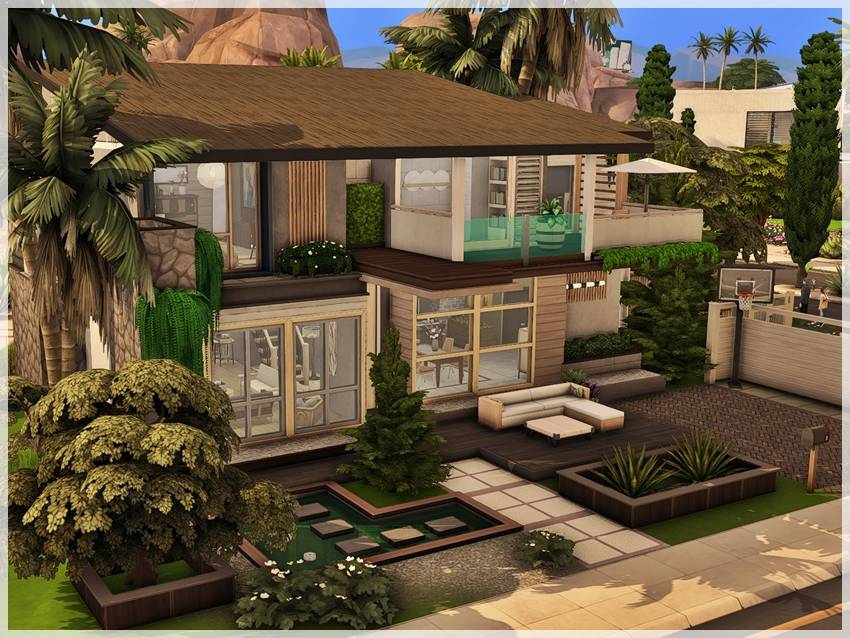 Download Modern Natural House 2 - The Sims 4 Mods - CurseForge