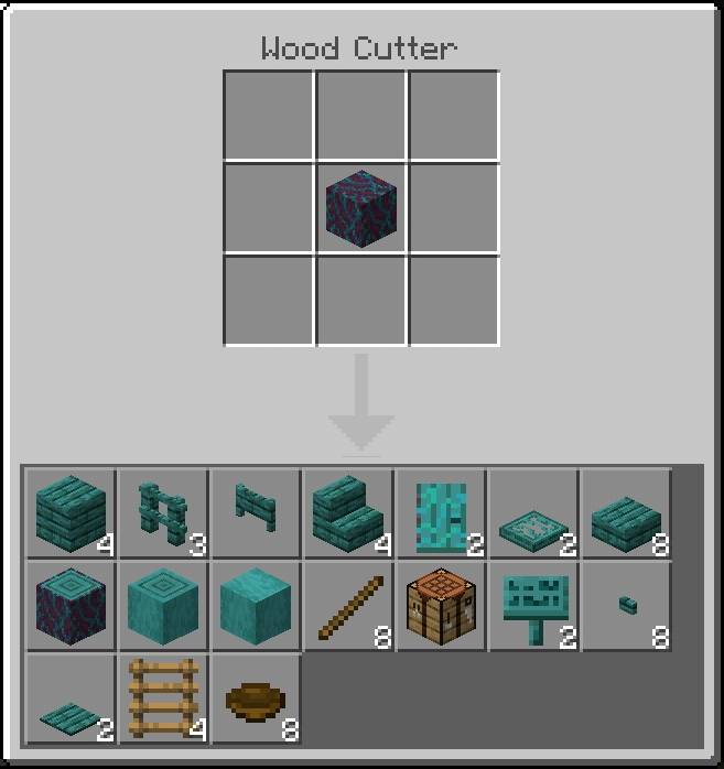 Wood Cutter (v1.8) - Minecraft Bedrock Addons - CurseForge