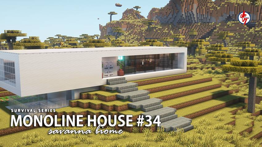Survival Monoline House #34 (Achievements On) Minecraft Map