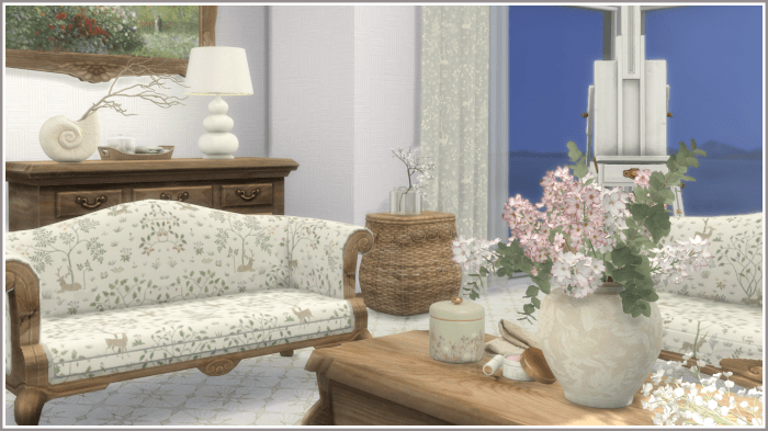 Download Millefleurs Living Room - The Sims 4 Mods - CurseForge