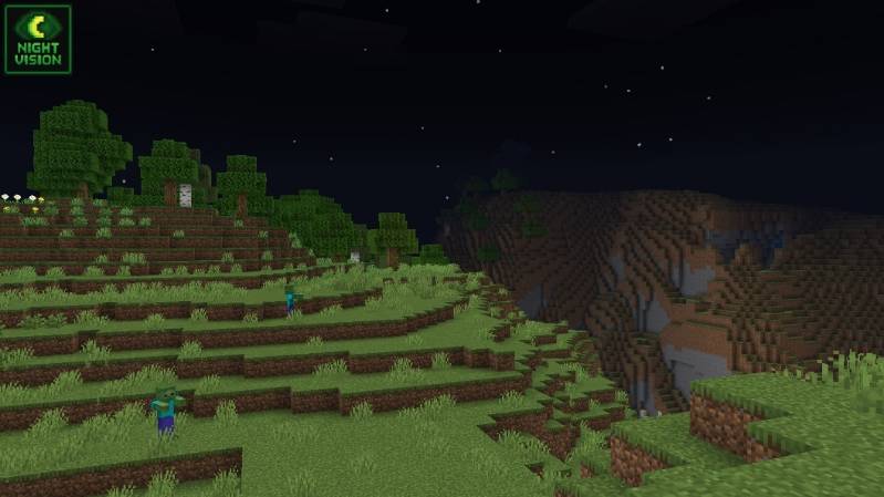 Night Vision Universal - Minecraft Bedrock Texture Packs - CurseForge