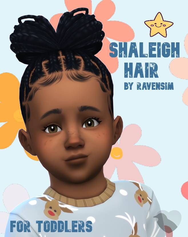 Shaleigh Hair For Toddlers - The Sims 4 Create a Sim - CurseForge