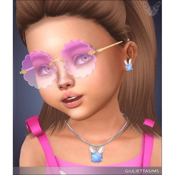 Bunny Gem Necklace For Toddlers - The Sims 4 Create a Sim - CurseForge