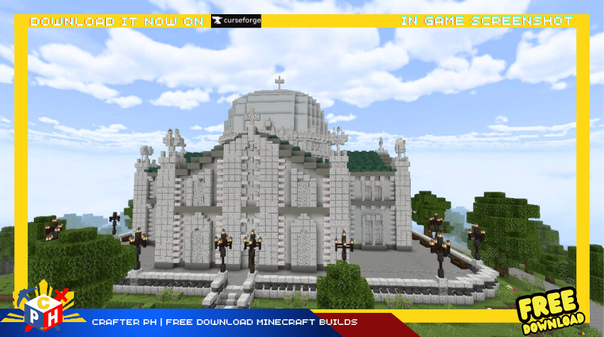 White Cathedral - Free Creative Map #1 - Minecraft Bedrock Maps - CurseForge