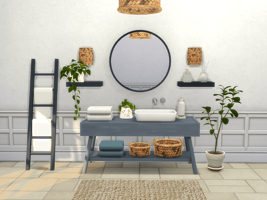 Comiko - Bathroom Boho Set - The Sims 4 Build / Buy - CurseForge