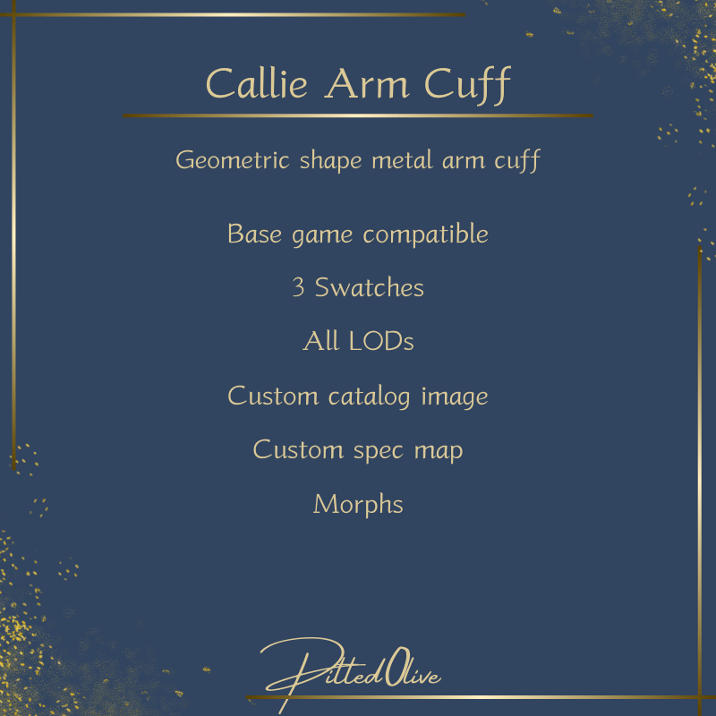Callie Arm Cuff - The Sims 4 Create a Sim - CurseForge