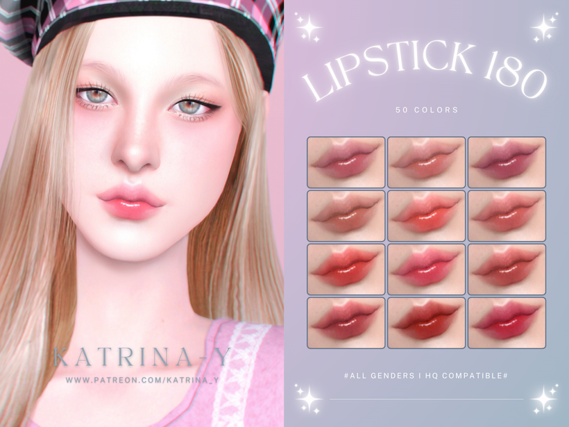 [KAT]Lipstick No.180 - The Sims 4 Create a Sim - CurseForge