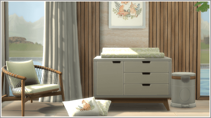 Forest Dreams Changing Table and Bin - The Sims 4 Build / Buy - CurseForge