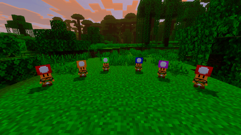 Toad Villagers - Minecraft Bedrock Texture Packs - CurseForge