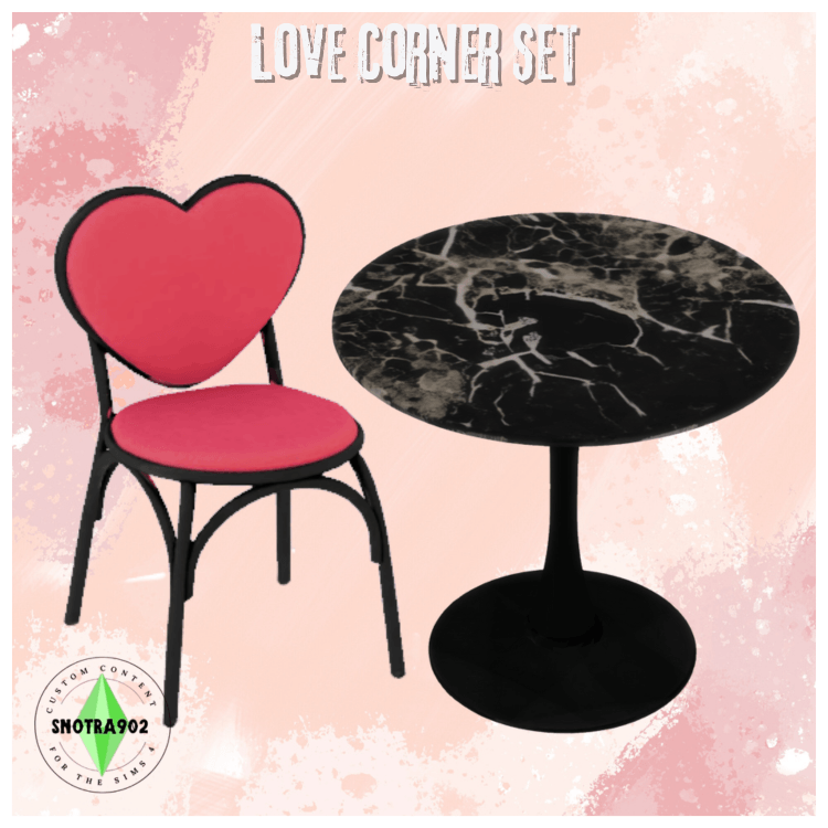 Love Corner Set - The Sims 4 Build / Buy - CurseForge