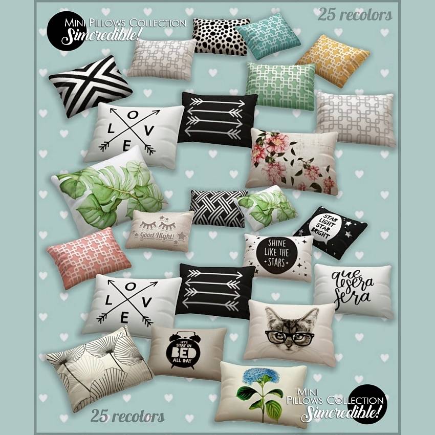 Pillows mini collection 🤗 - The Sims 4 Build / Buy - CurseForge