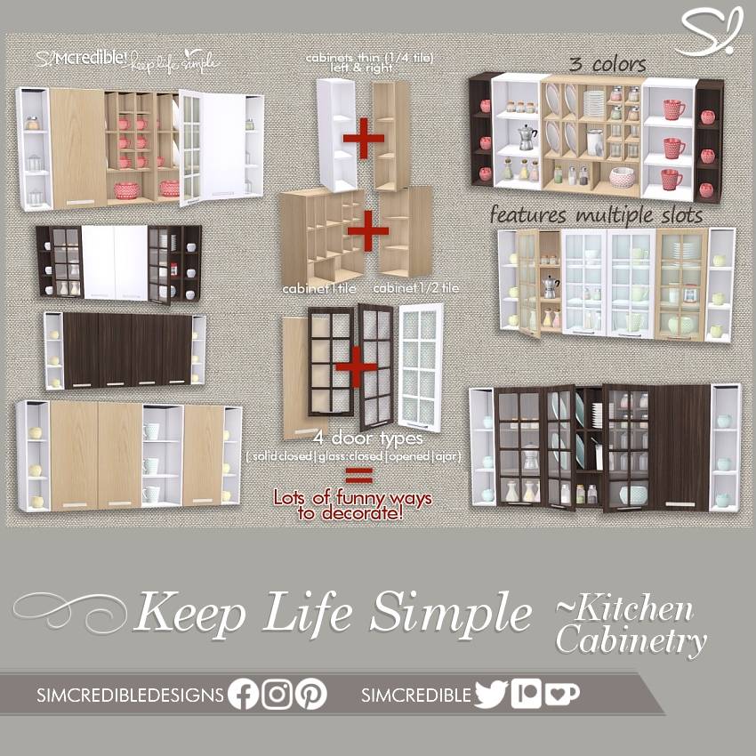 Keep Life Simple Cabinetry - The Sims 4 Build / Buy - CurseForge