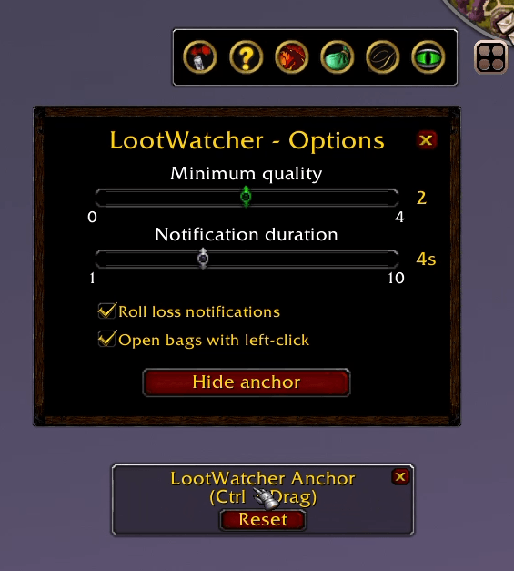 Loot Watcher! - World of Warcraft Addons - CurseForge
